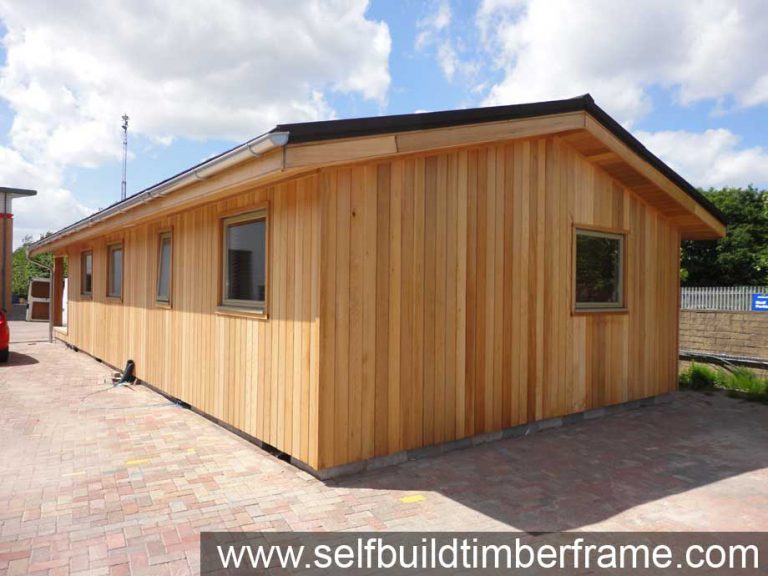 Log Cabin Mobile Home - Self Build Timber Frame