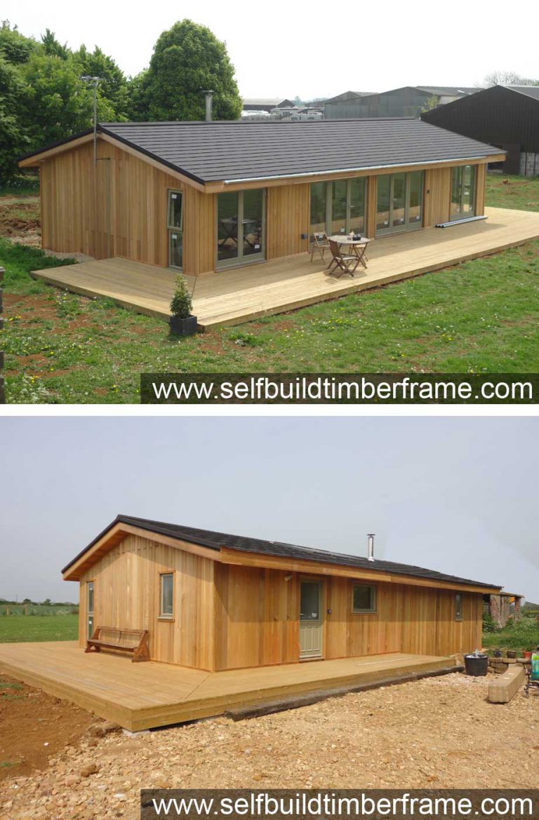 Log Cabin Mobile Home - Self Build Timber Frame