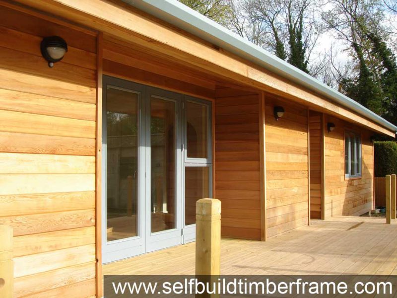 Cedar Clad Mobile Home - Self Build Timber Frame