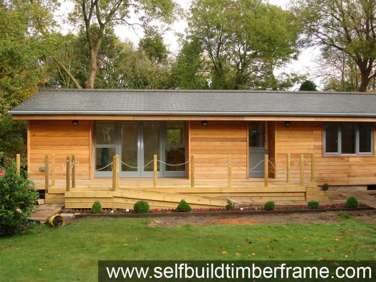 Cedar Clad Mobile Home - Self Build Timber Frame
