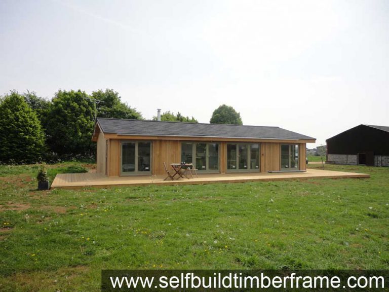Log Cabin Mobile Home - Self Build Timber Frame