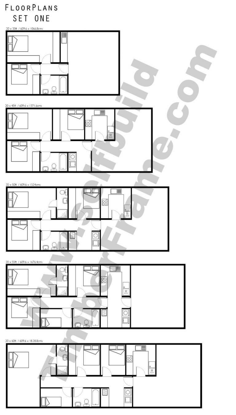 Mobile Homes Floorplans - Self Build Timber Frame