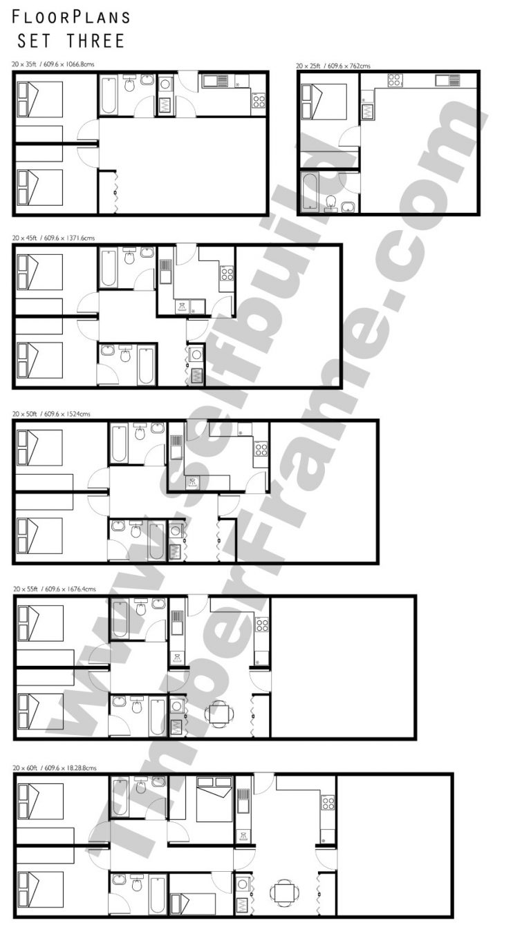 Mobile Homes Floorplans - Self Build Timber Frame