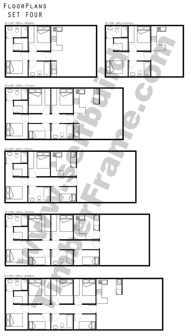 Mobile Homes Floorplans - Self Build Timber Frame