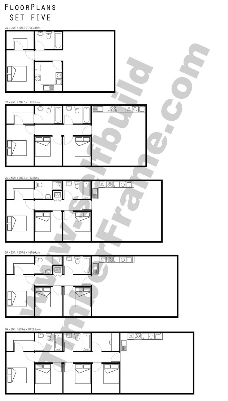 Mobile Homes Floorplans - Self Build Timber Frame